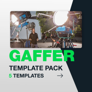 Gaffer Template Package - Filmmakers Academy